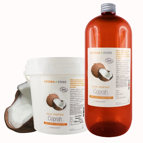 Huile de Coprah BIO : bienfaits et utilisation - Aroma-Zone