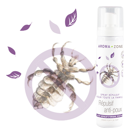 Spray répulsif anti-poux - Aroma-Zone
