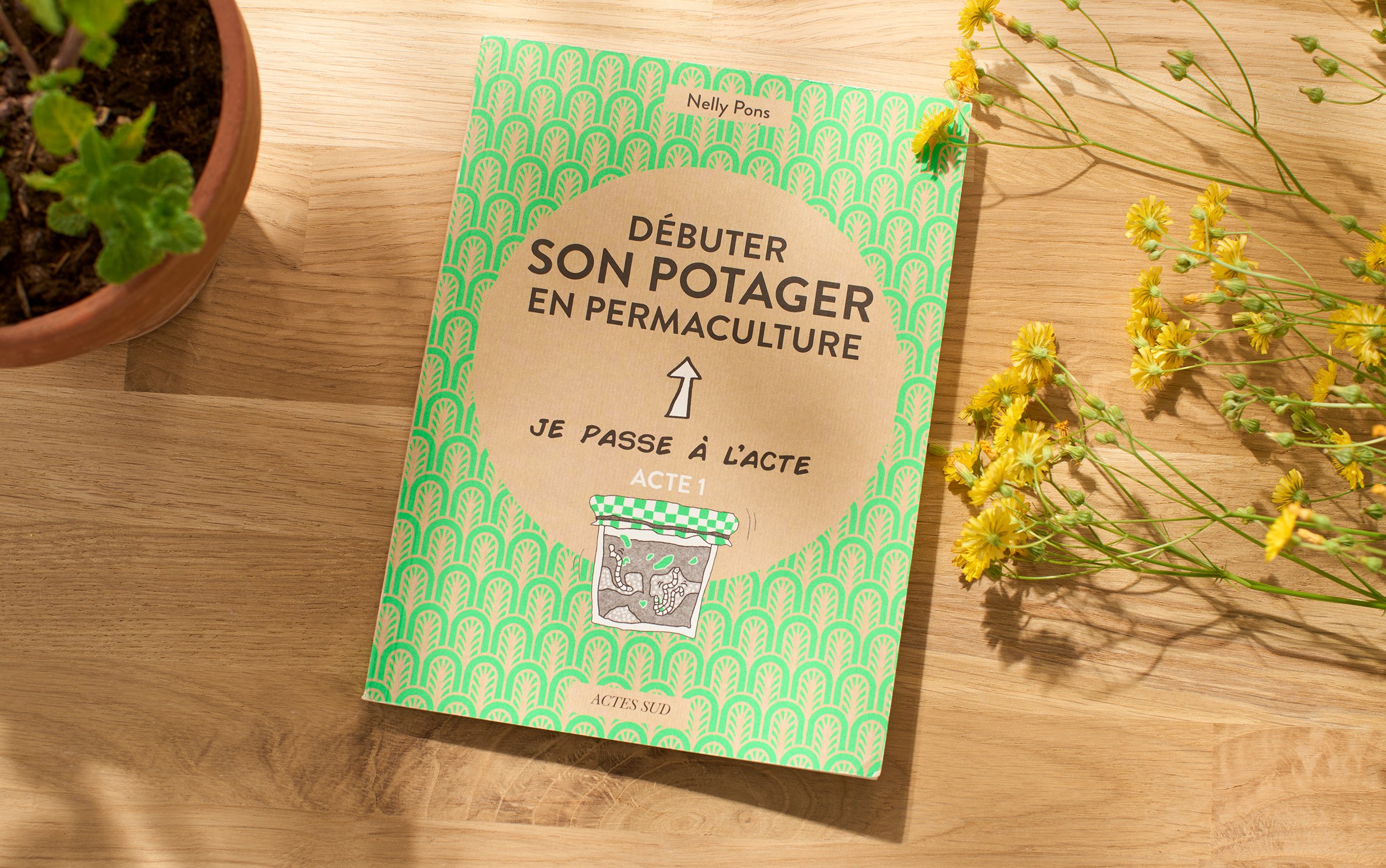 Livre Débuter son potager en permaculture - Aroma-Zone