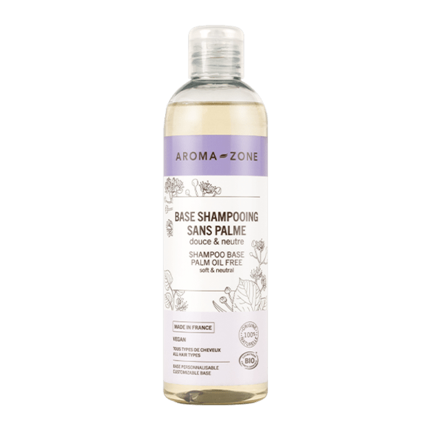 Shampoing neutre sans sulfate et sans huile de palme - Aroma-Zone