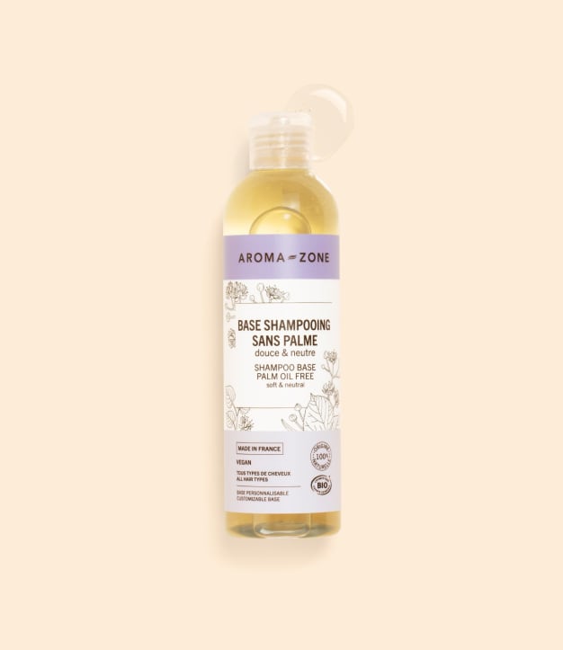 Shampoing neutre sans sulfate et sans huile de palme - Aroma-Zone
